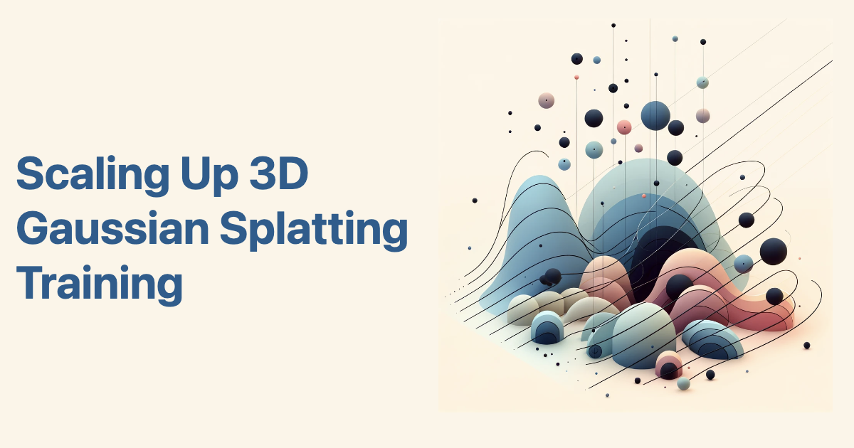 Scaling Up 3D Gaussian Splatting Training